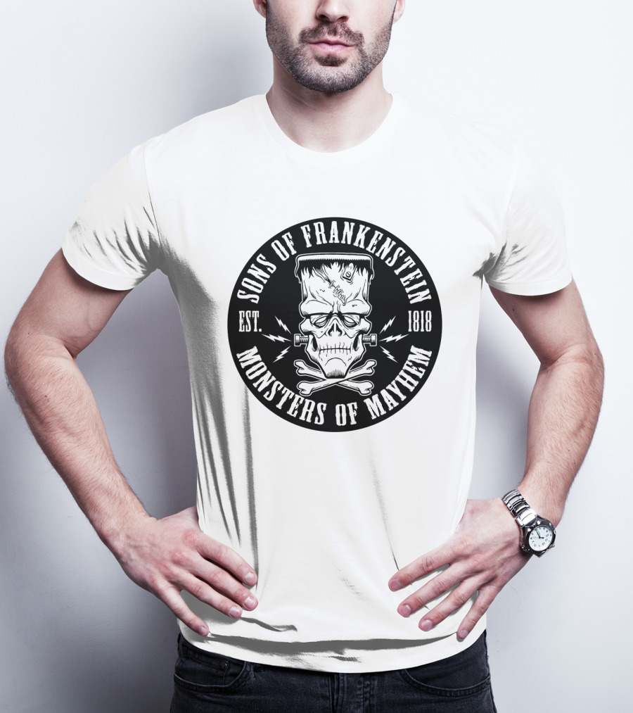 Sons Of Frankenstein Monsters Of Mayhem Est. 1818 T-Shirt