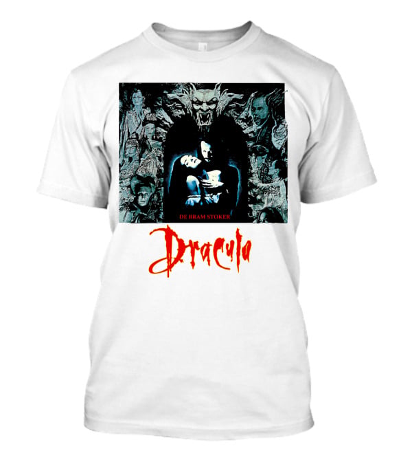 Dracula De Bram Stoker Vampire Collage 1992 T-Shirt