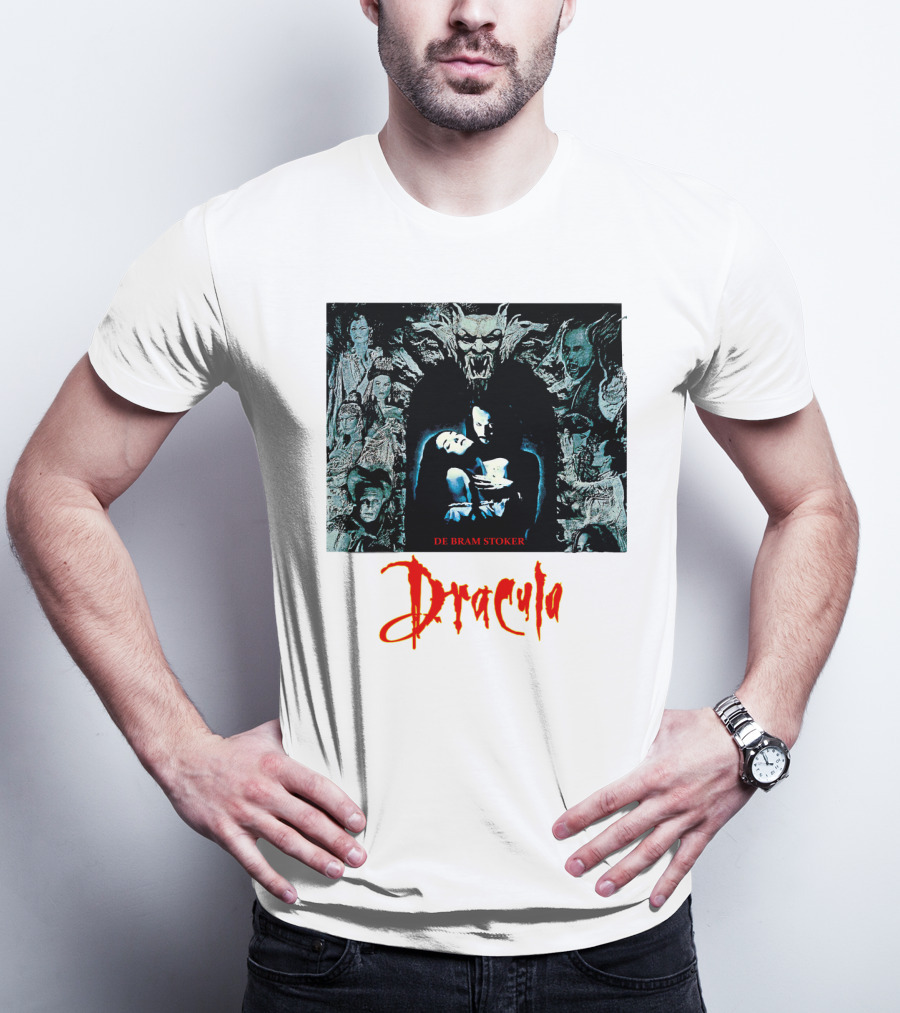 Dracula De Bram Stoker Vampire Collage 1992 T-Shirt