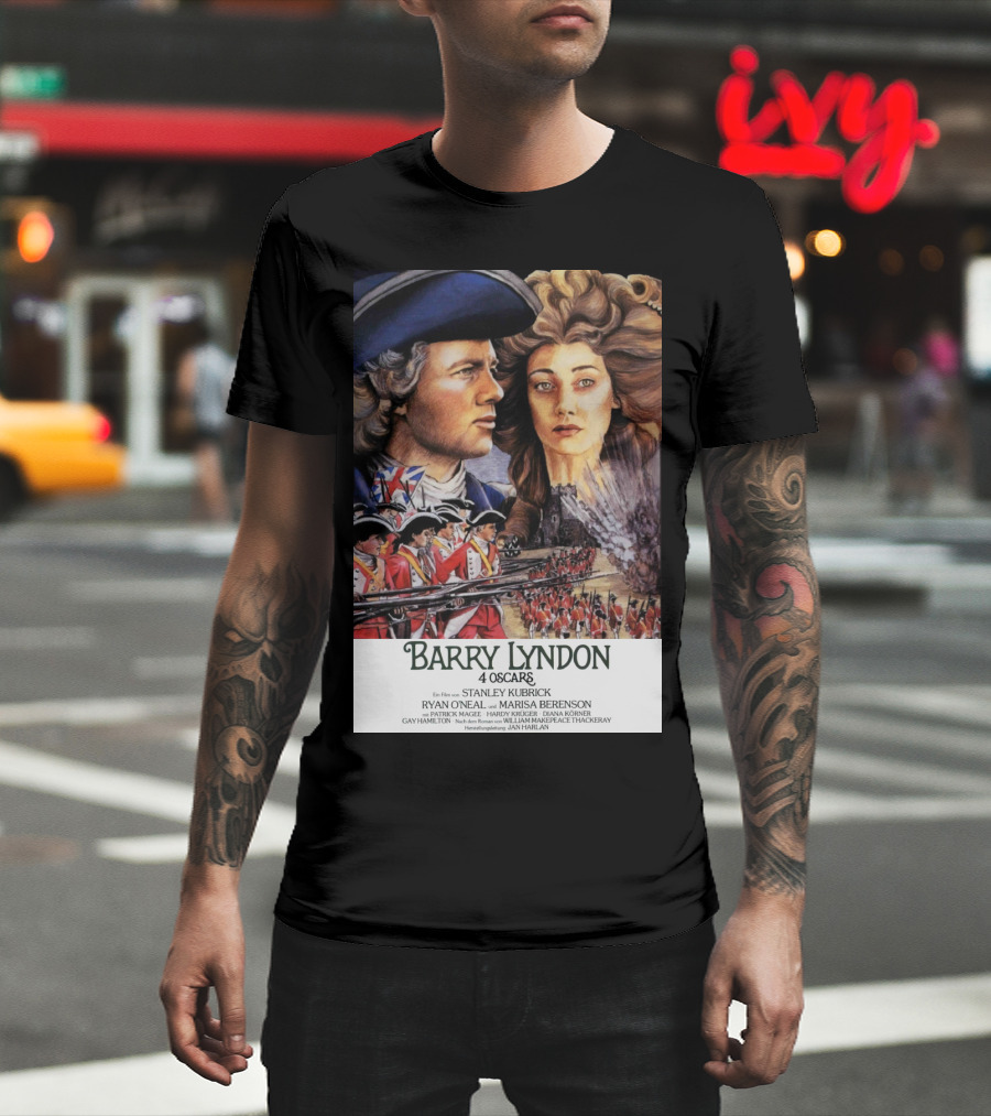 Barry Lyndon Stanley Kubrick 4 Oscars Ryan O'Neal Marisa Berenson T-Shirt