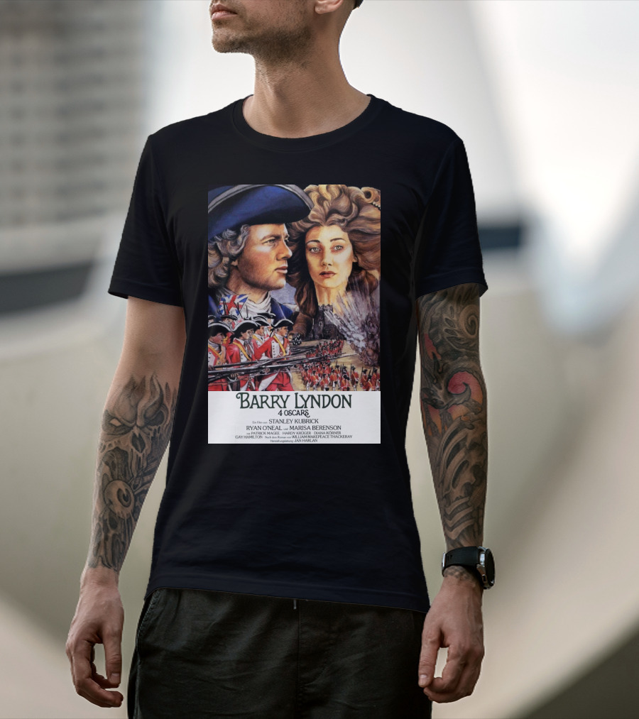 Barry Lyndon Stanley Kubrick 4 Oscars Ryan O'Neal Marisa Berenson T-Shirt