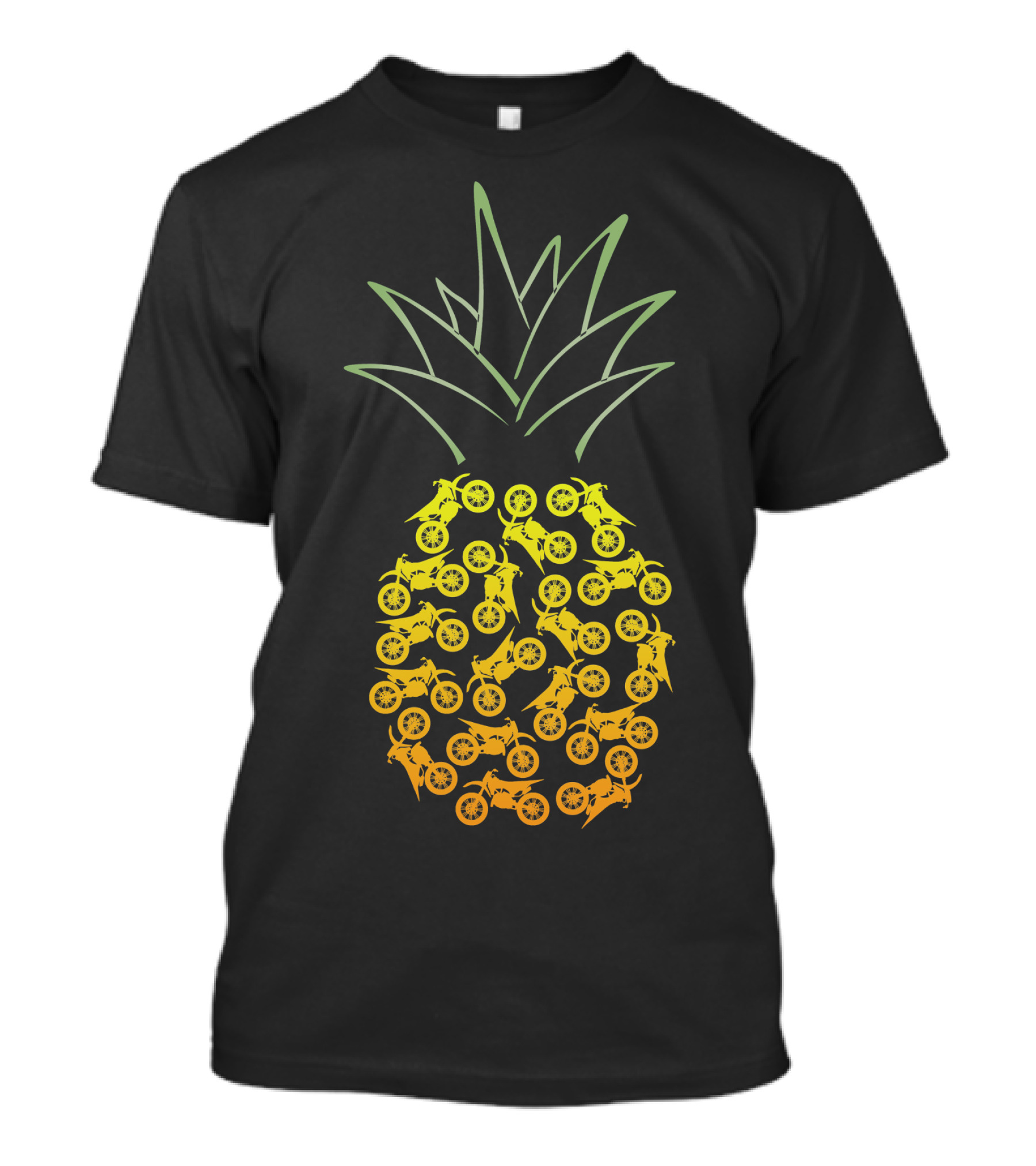 Motocross Pineapple Motorbike T-Shirt