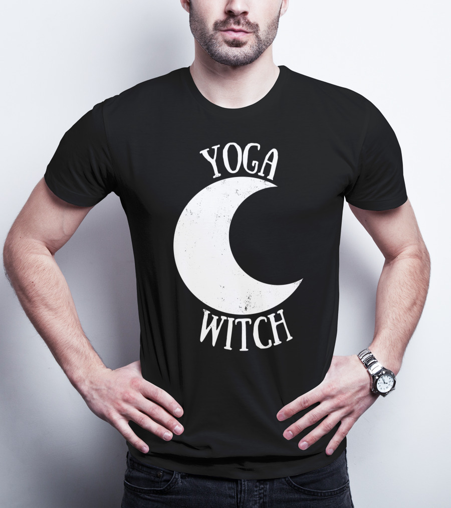 Yoga Witch Crescent Moon T-Shirt