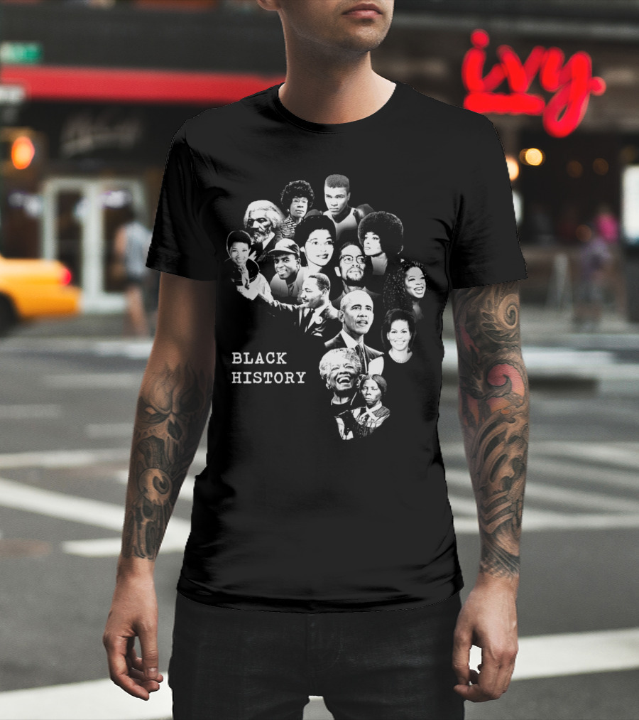 Black History Icons And Influential Figures T-Shirt