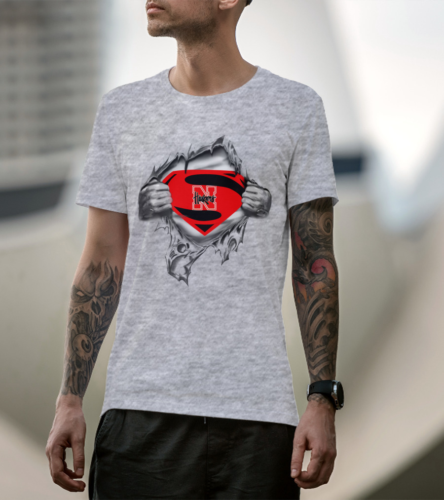 Huskers Superman N Logo Burst T-Shirt