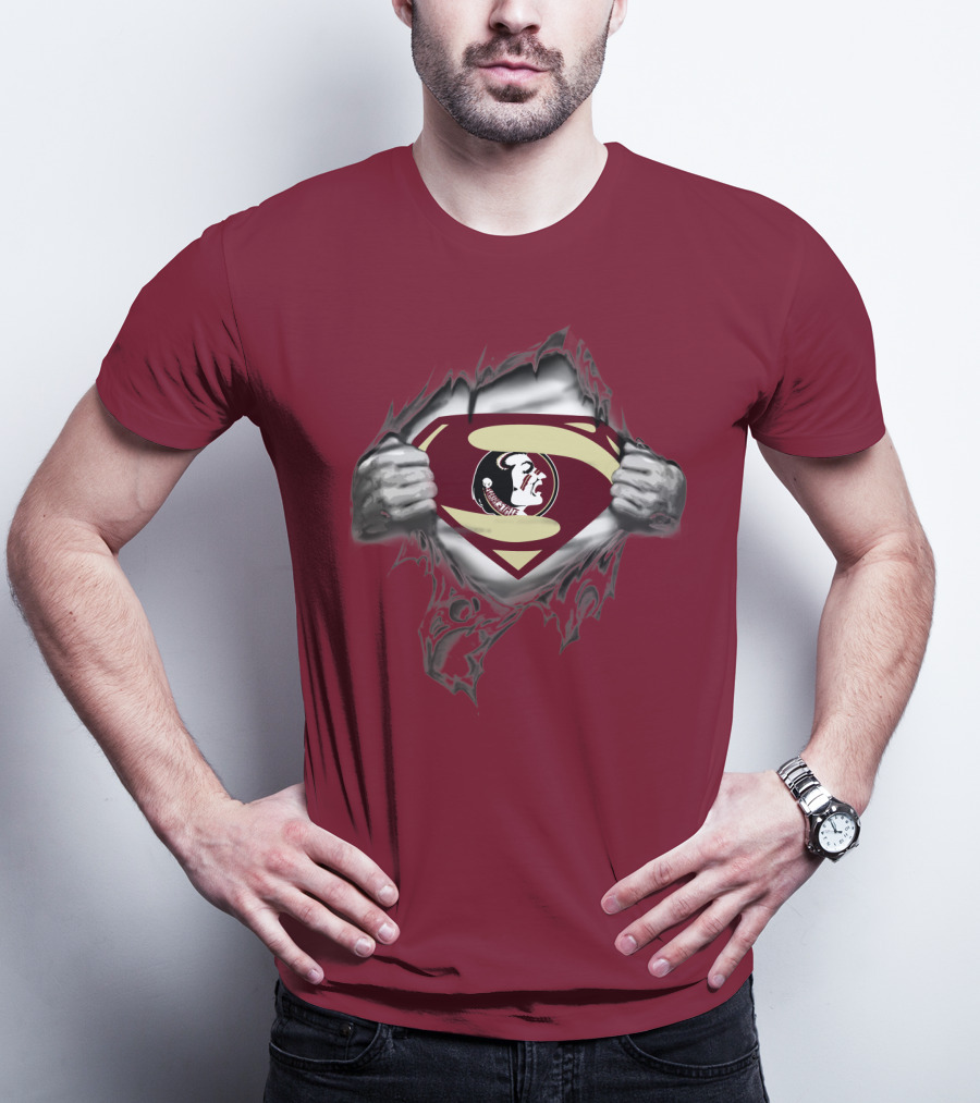 Seminoles Superman Logo Mashup T-Shirt