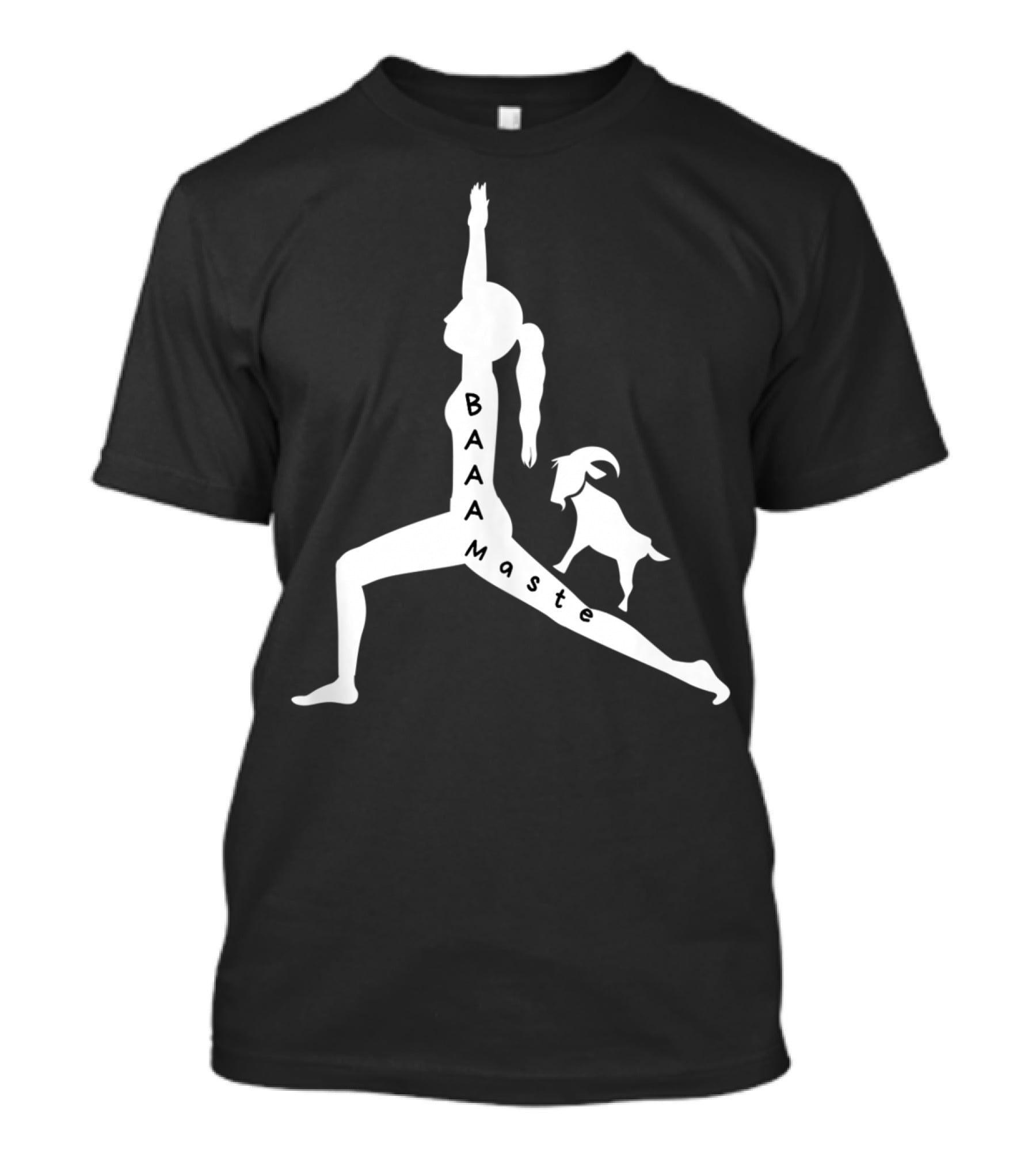 Baaamaste Funny Goat Yoga Lovers T-Shirt