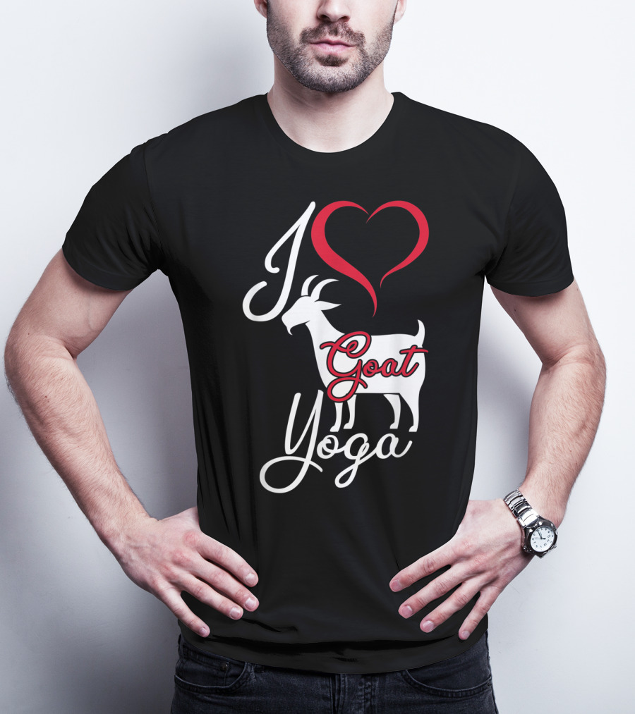 I Love Goat Yoga T-Shirt