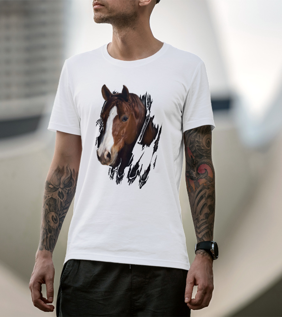 American Quarter Horse Beauty Rugged Elegance T-Shirt