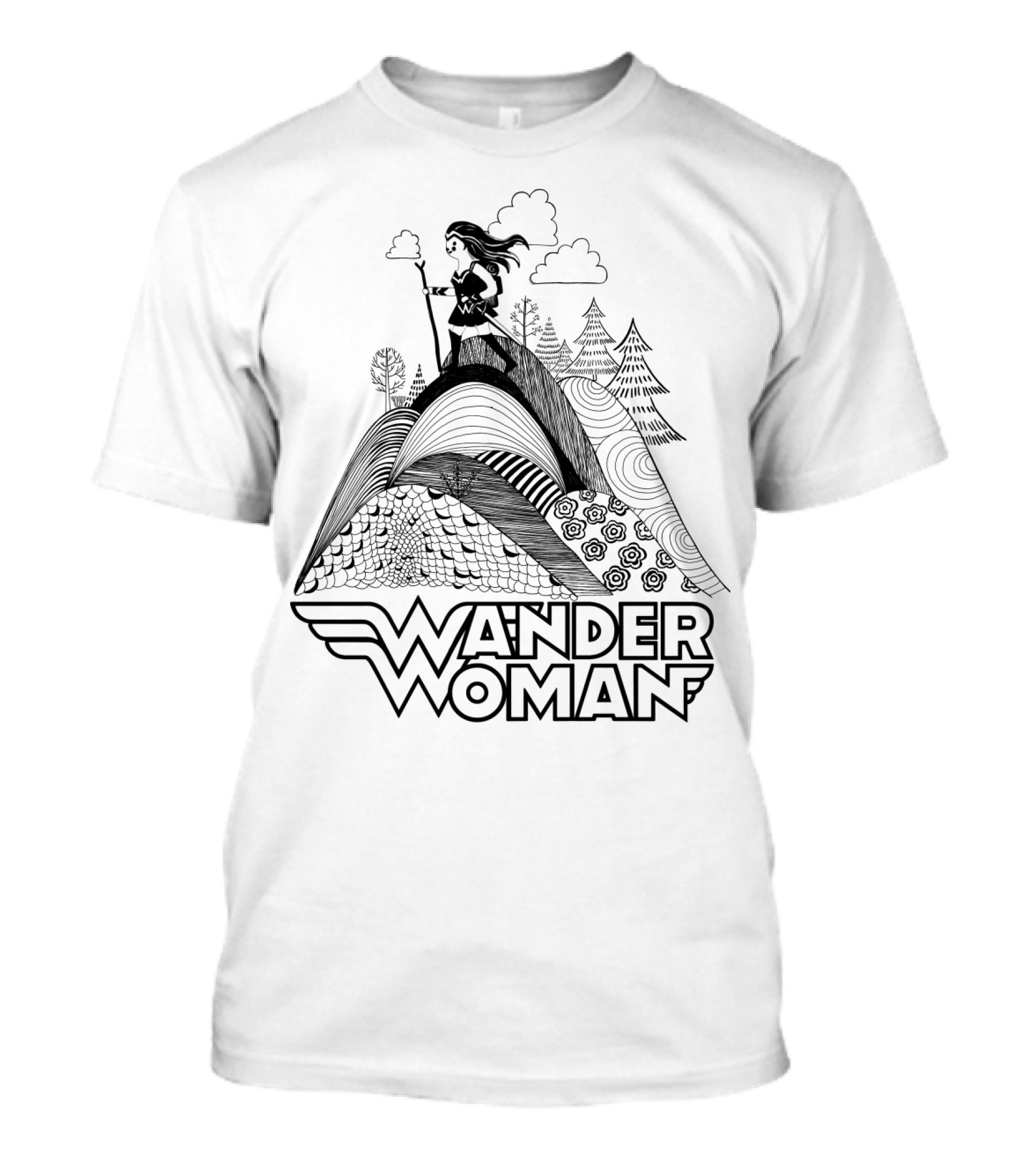 Wander Woman Hiking Adventure T-Shirt