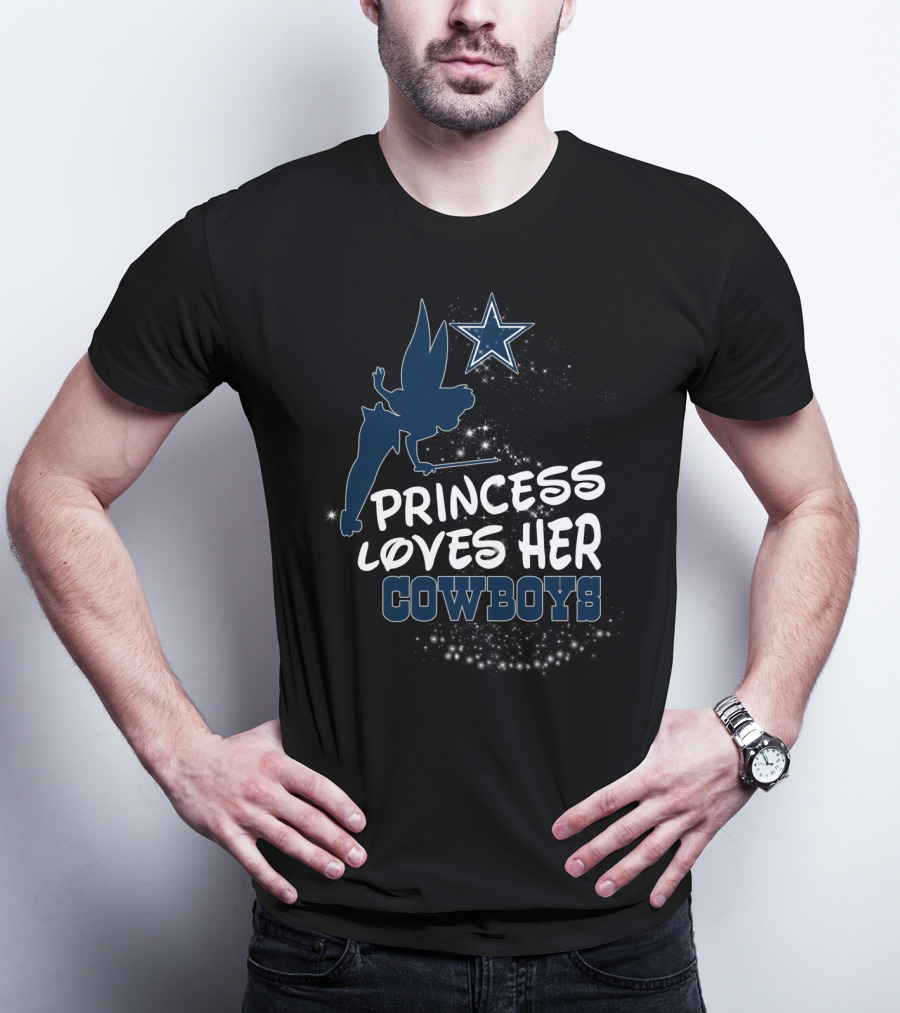 Princess Loves Her Dallas Cowboys Star T-Shirt
