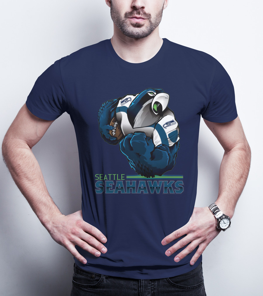 Seattle Seahawks Football Hawk Athlete T-Shirt
