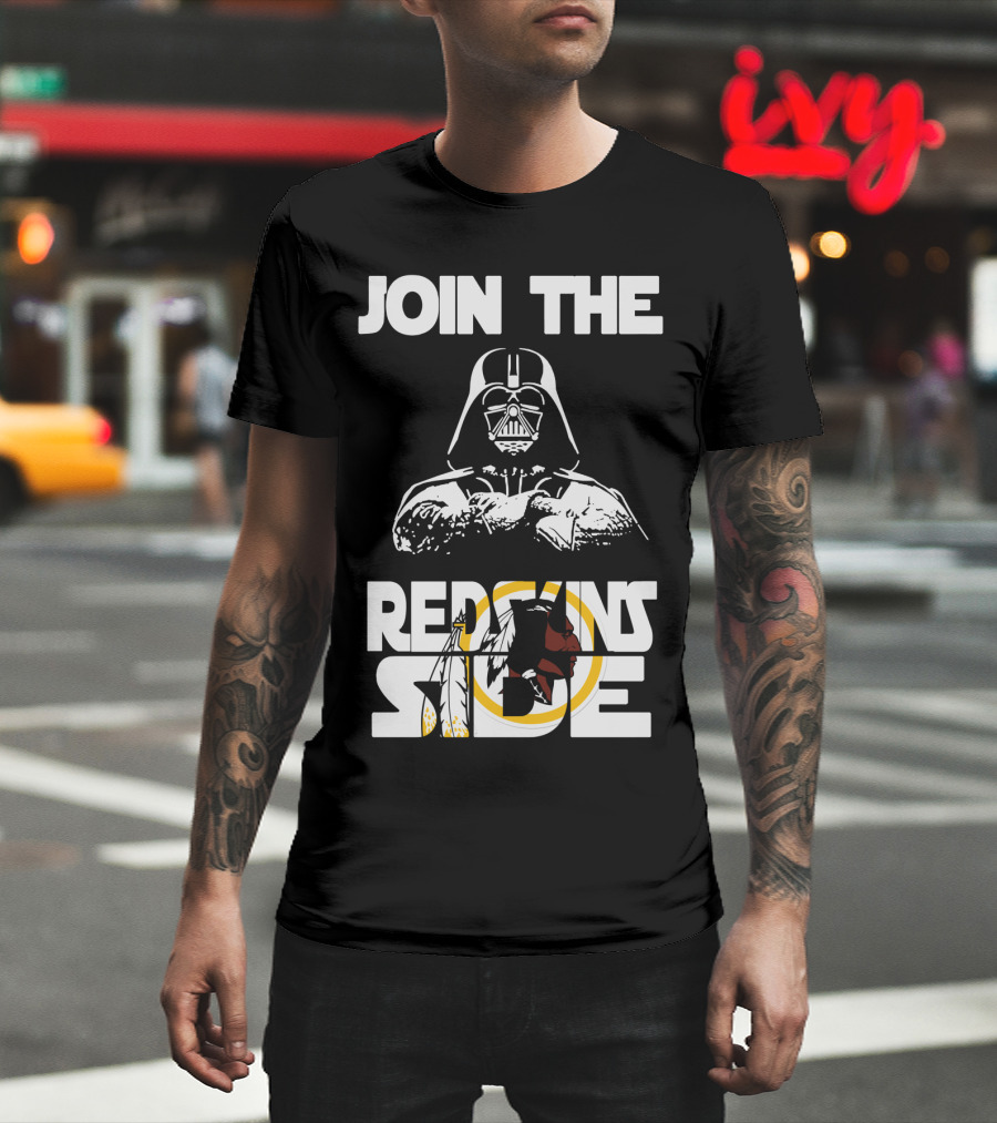 Join The Redskins Side T-Shirt