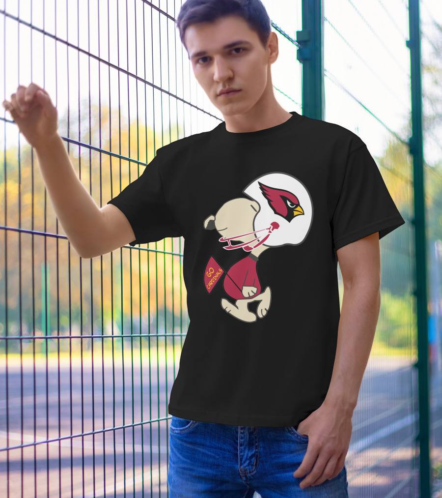 Go Cardinals Fans Helmet T-Shirt