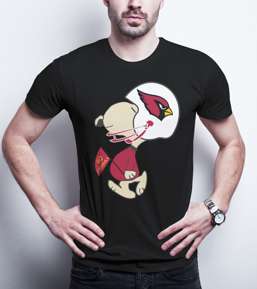 Go Cardinals Fans Helmet T-Shirt