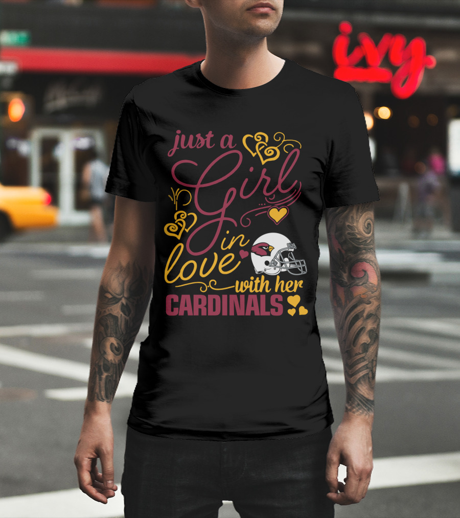 Just A Girl In Love With Her Cardinals T-Shirt