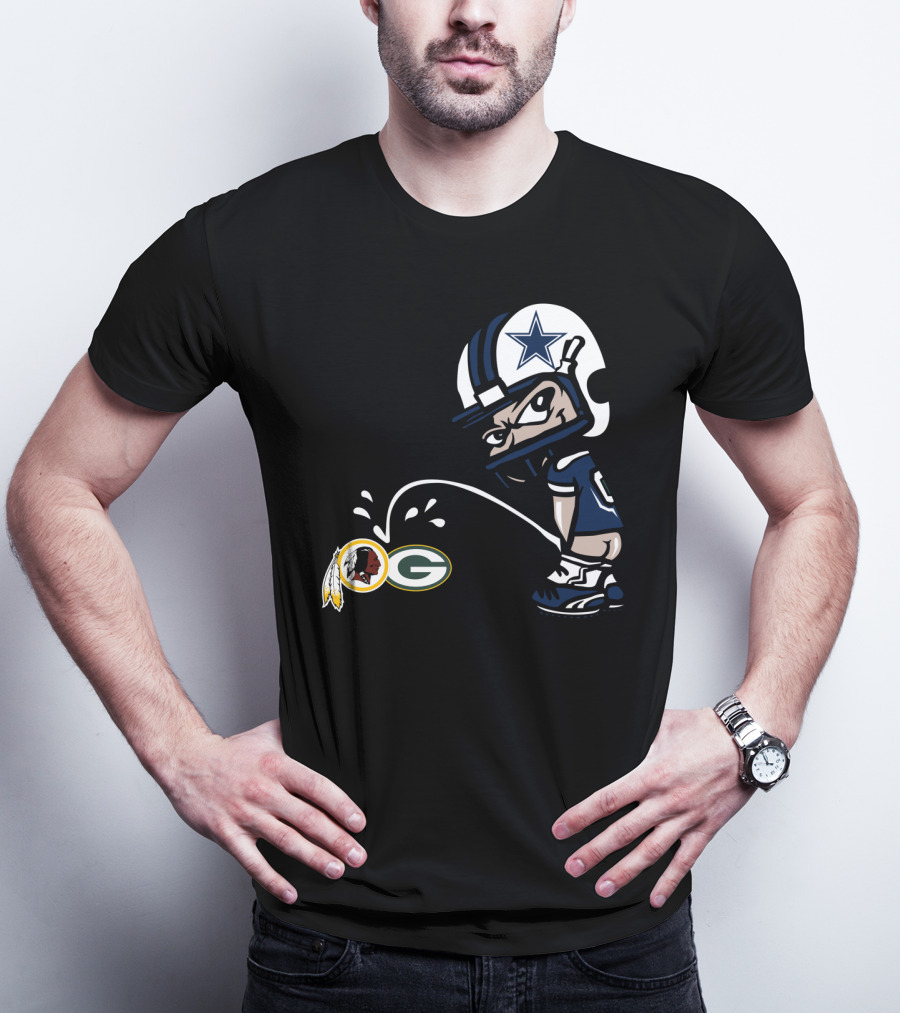 Cowboys Nation Rivalry Symbols Football Humor T-Shirt