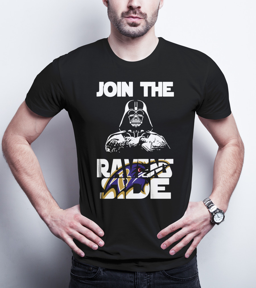 Join The Ravens Side Baltimore Ravens Football Fandom Merchandise T-Shirt