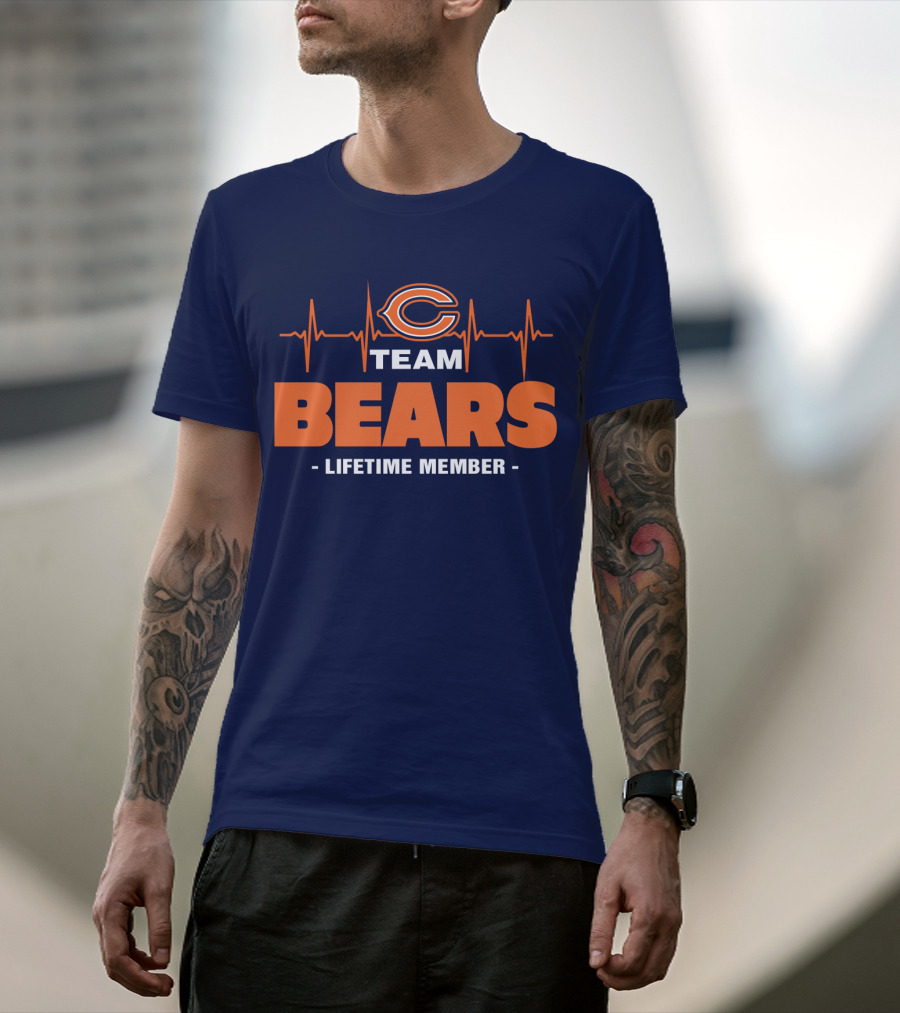 Team Chicago Bears Lifetime Member T-Shirt
