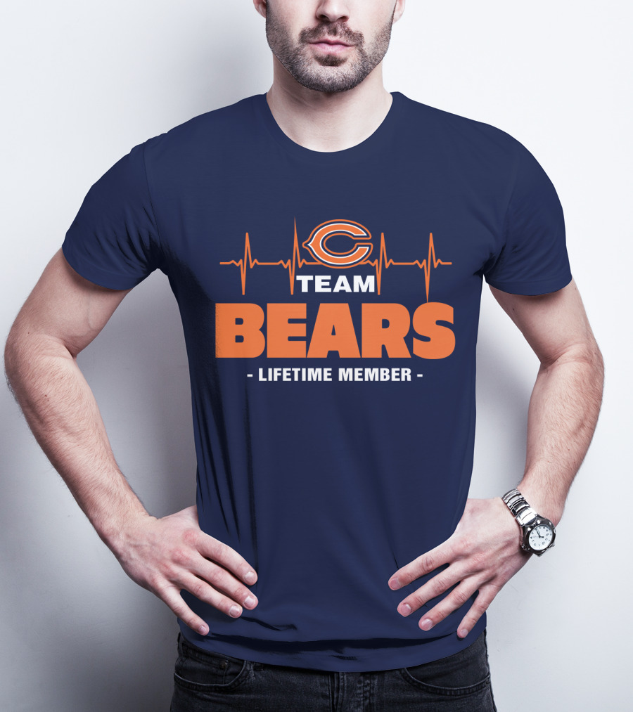 Team Chicago Bears Lifetime Member T-Shirt