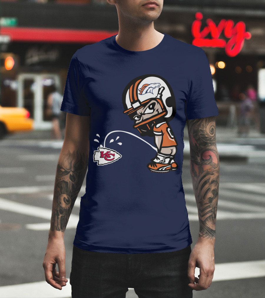 Denver Broncos Kc Rivalry Football Humor T-Shirt