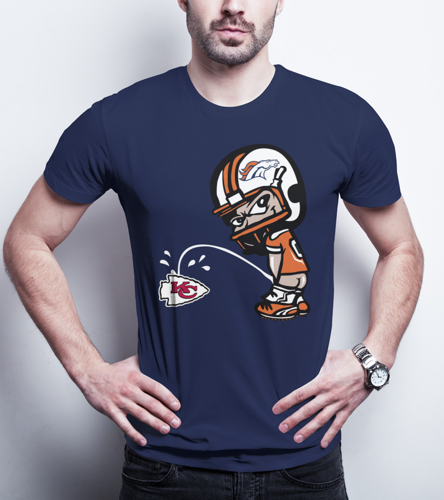 Denver Broncos Kc Rivalry Football Humor T-Shirt