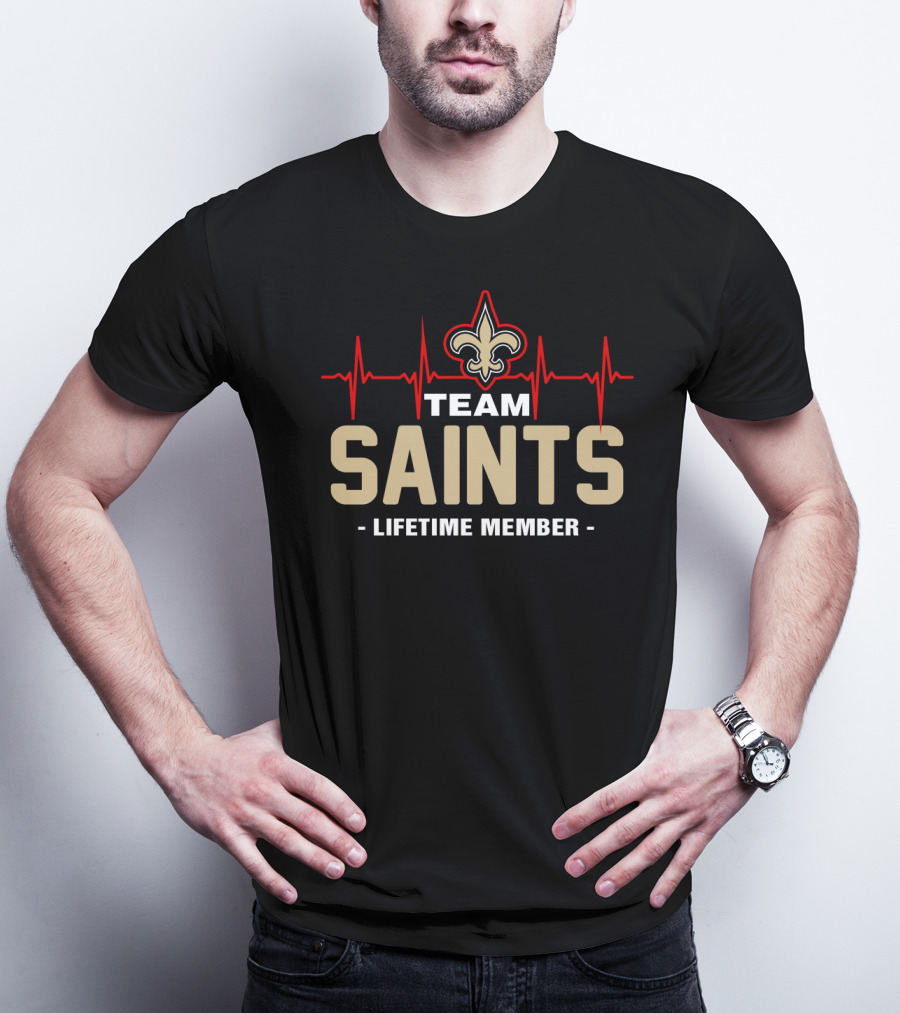 Team Saints Lifetime Member T-Shirt