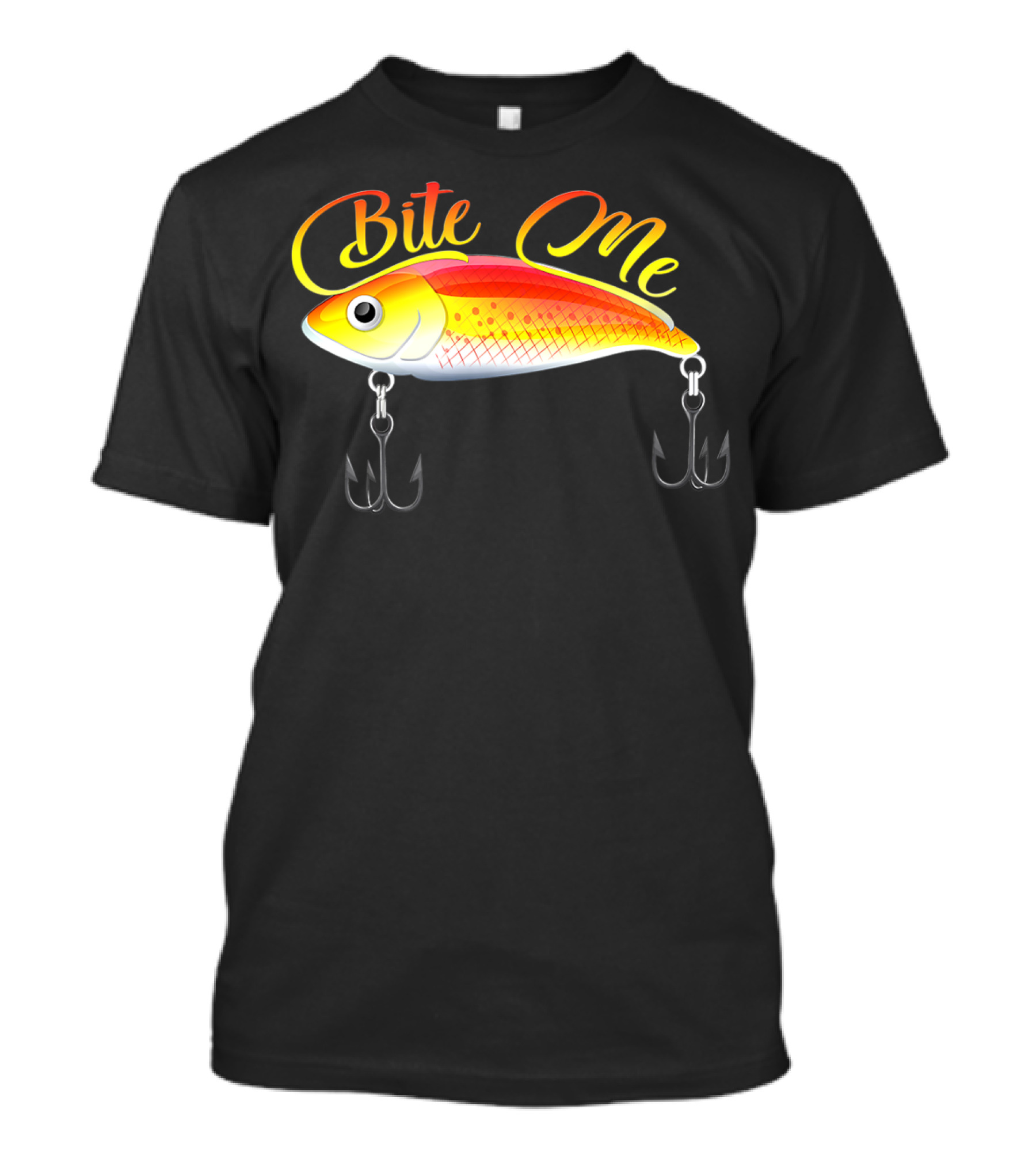 Bite Me Fishing Lure Hooks T-Shirt