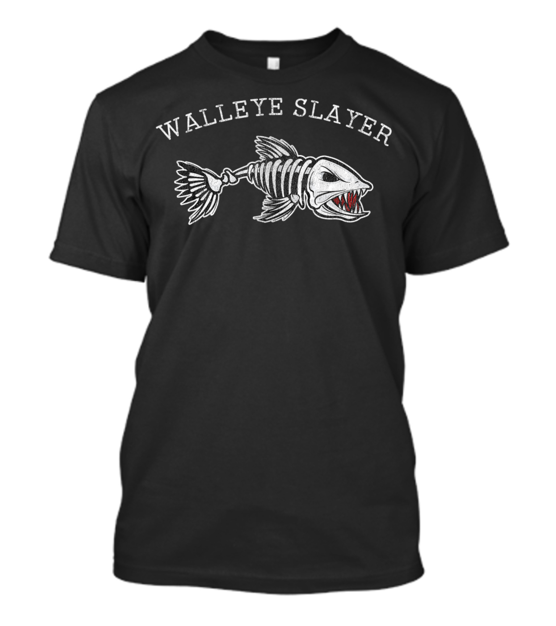 Walleye Slayer Vintage Funny Walleye Fishing T-Shirt