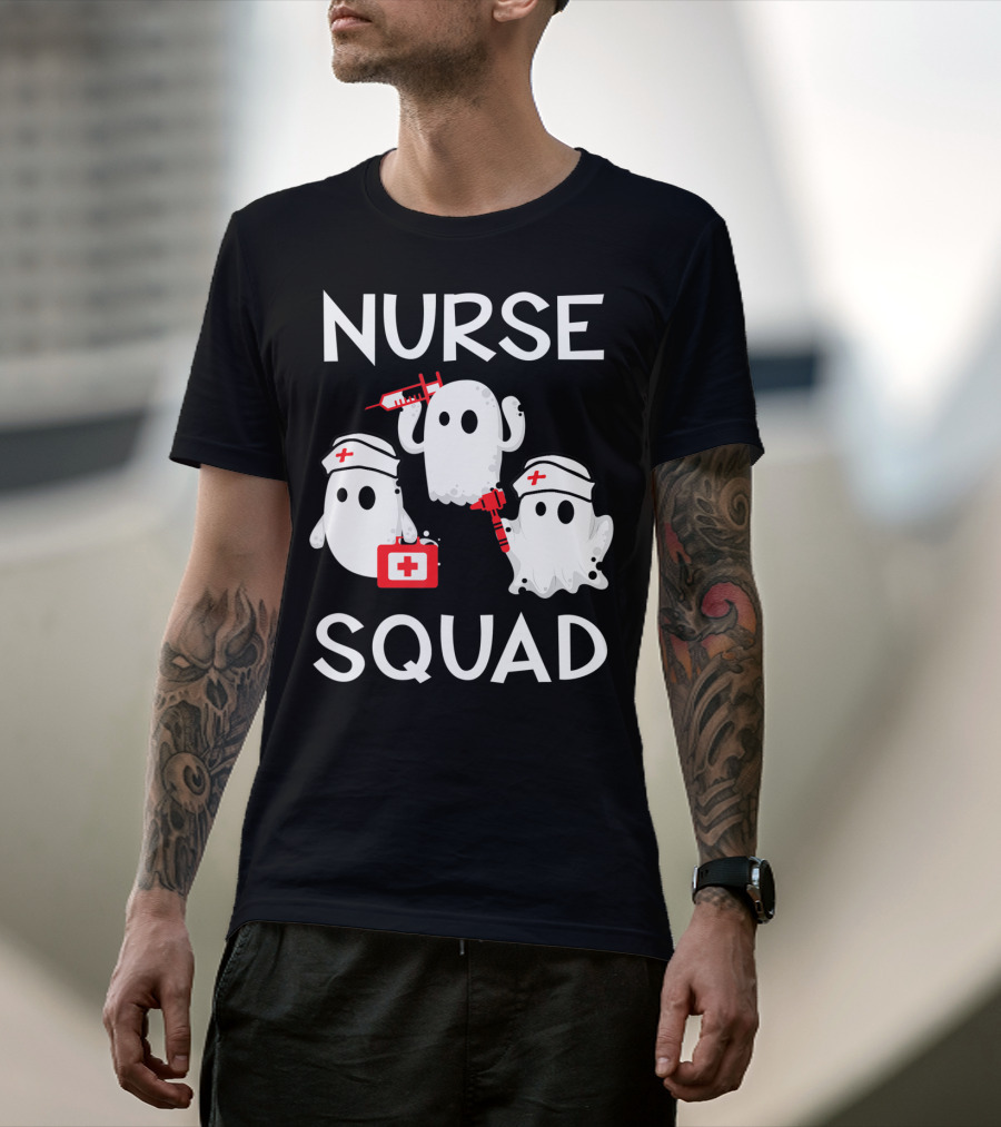 Nurse Squad Boo Boo Ghost Trio T-Shirt