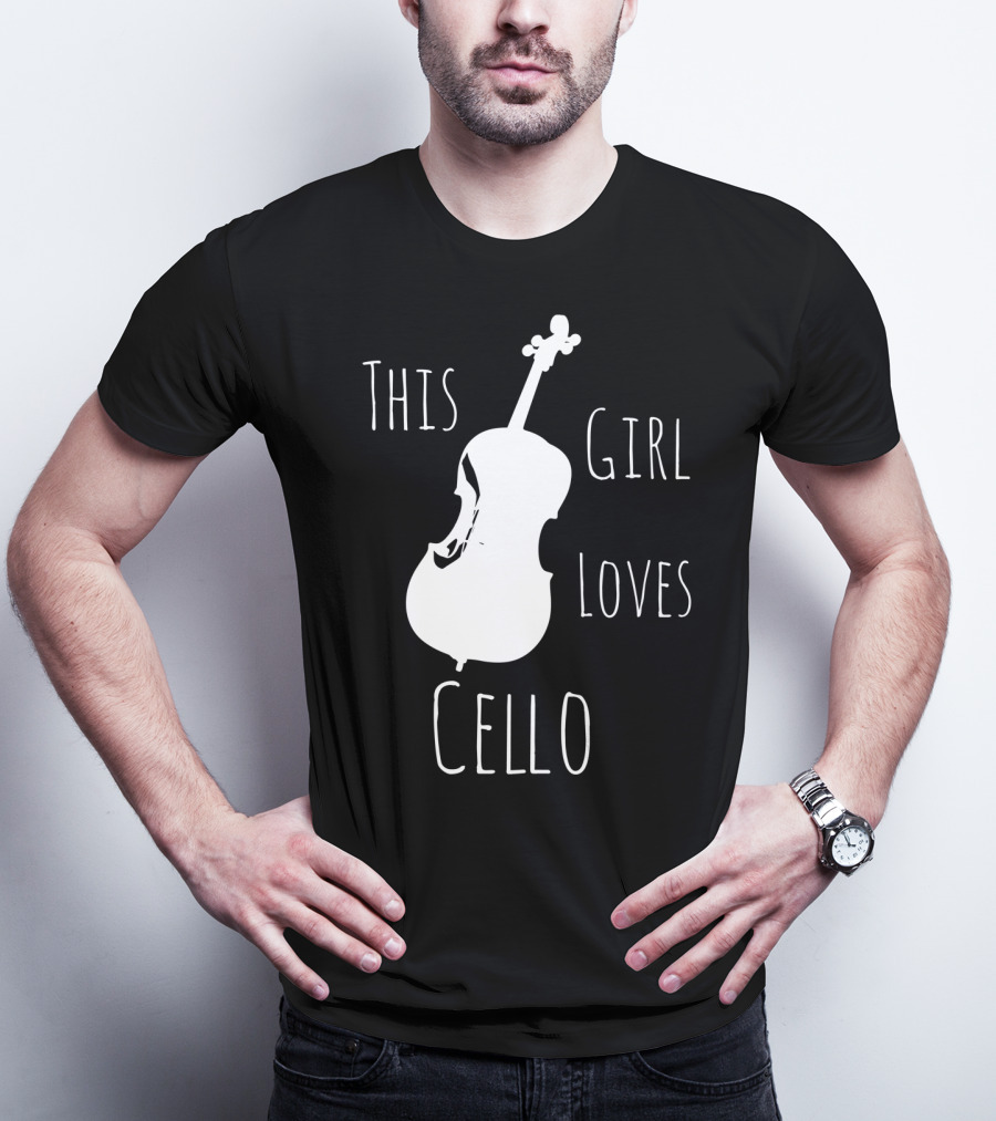 This Girl Loves Cello Fun Cute Girls Clothing T-Shirt