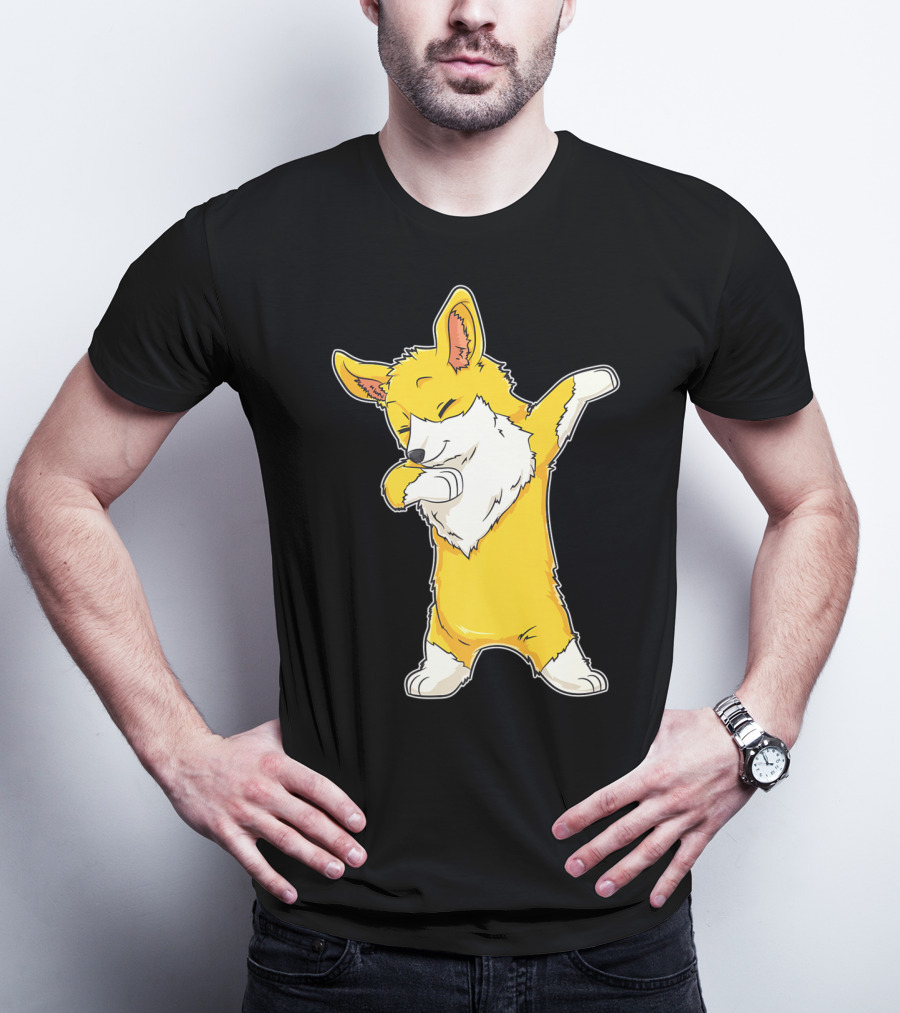 Corgi Dabbing Dance Welsh Corgis Dab T-Shirt