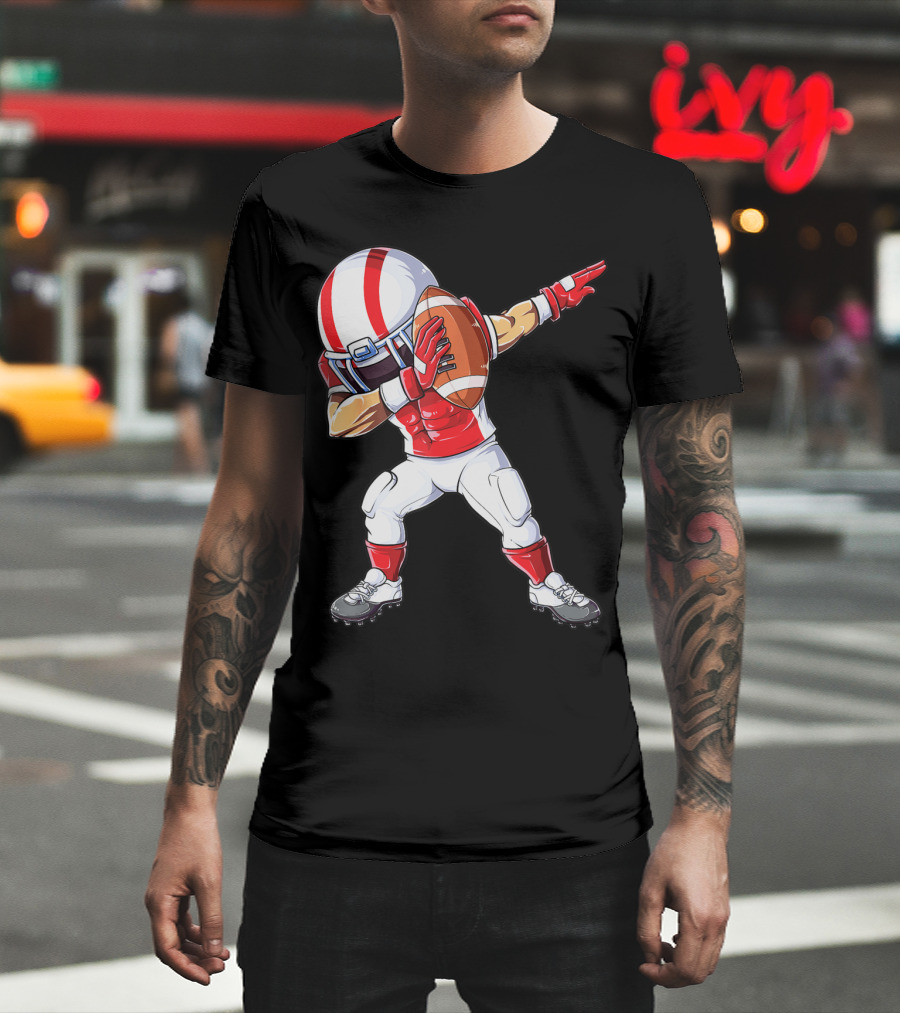 Dabbing Football Player Dab Dance Pose T-Shirt