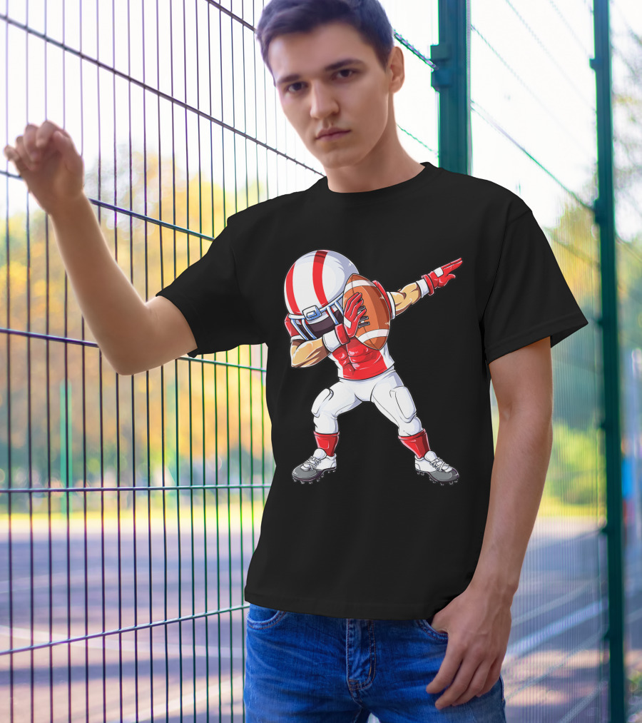 Dabbing Football Player Dab Dance Pose T-Shirt