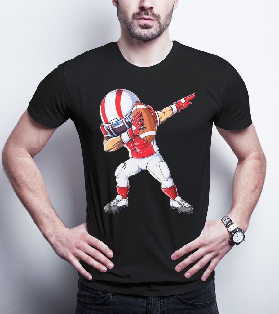 Dabbing Football Player Dab Dance Pose T-Shirt