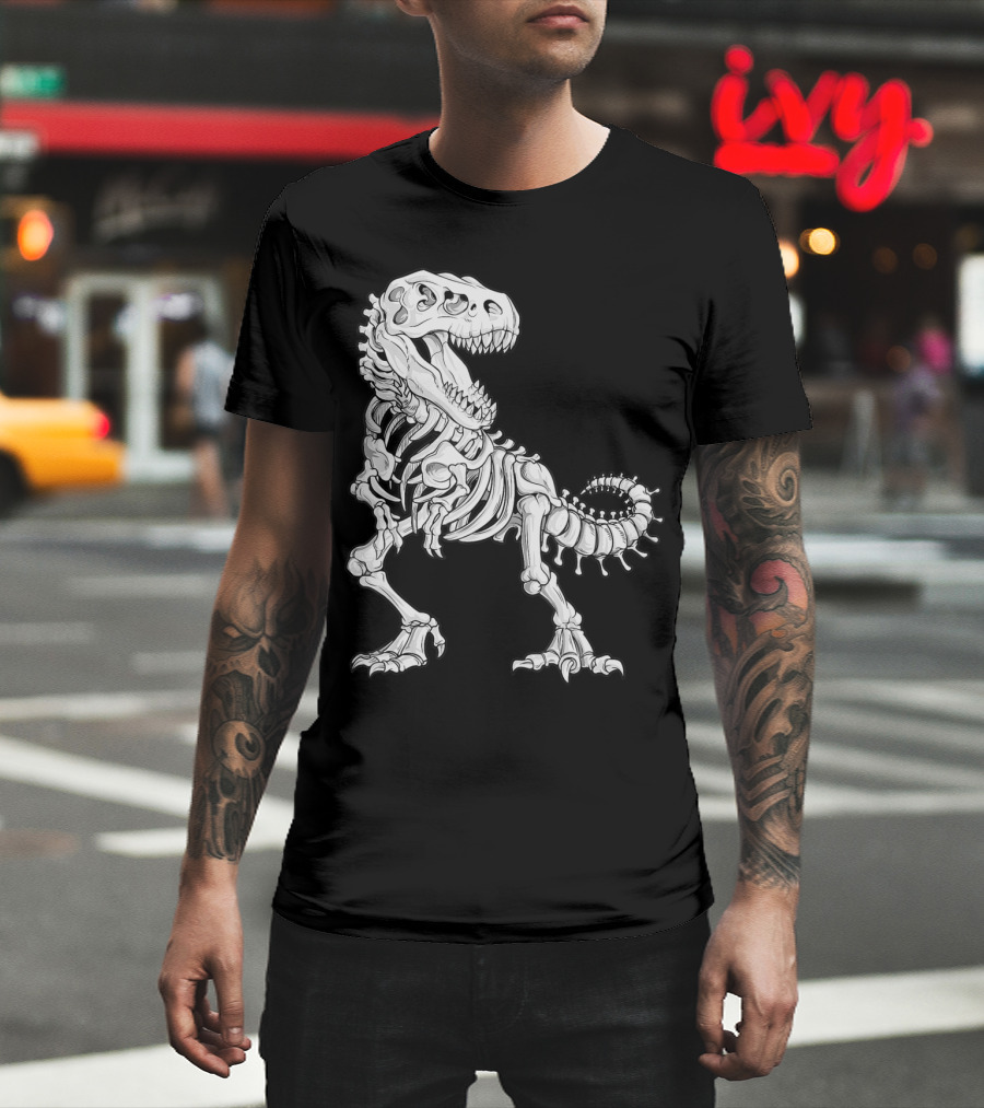 Dinosaur Skeleton T-Rex Fossil T-Shirt