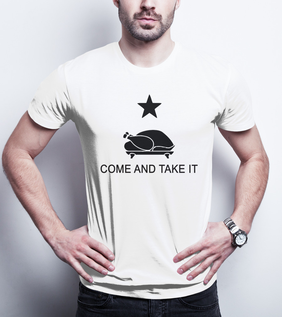 Thanksgiving Come And Take It Star Turkey T-Shirt