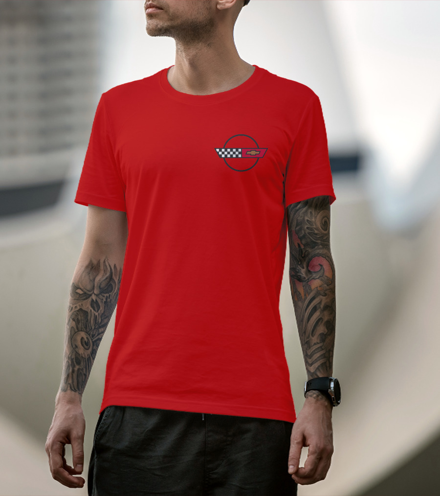 Chevrolet Corvette C4 Racing Emblem T-Shirt