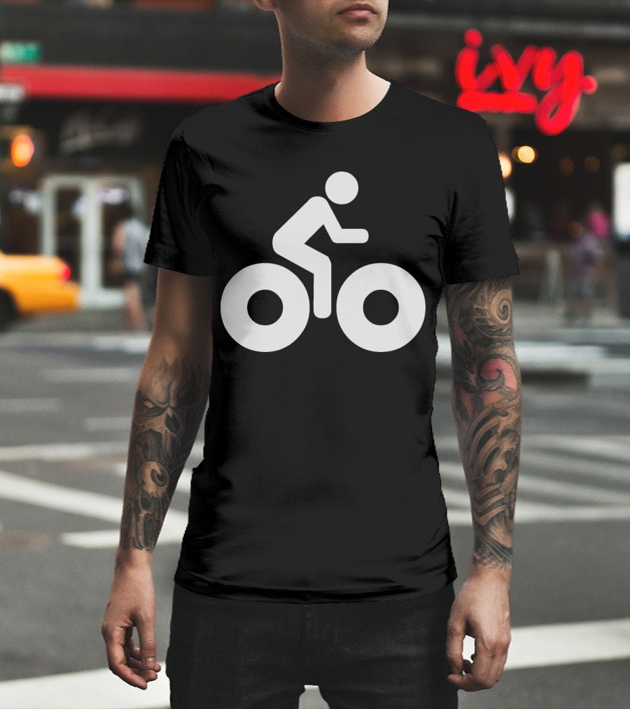 Fat Bike Iconic Cyclist T-Shirt