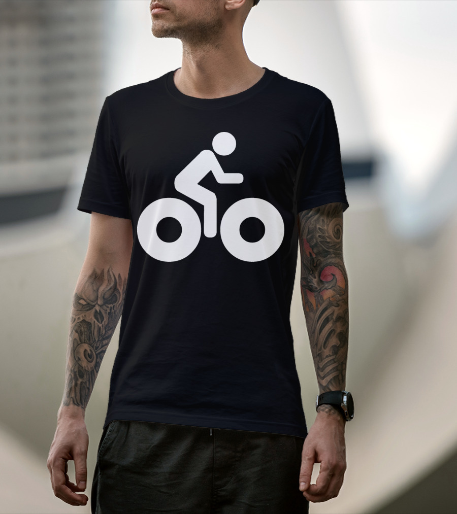 Fat Bike Iconic Cyclist T-Shirt