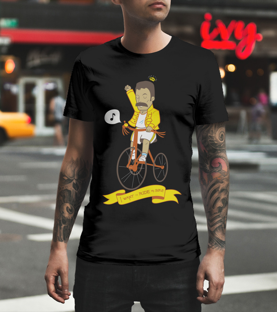 Freddie I Want To Ride My Bike T-Shirt