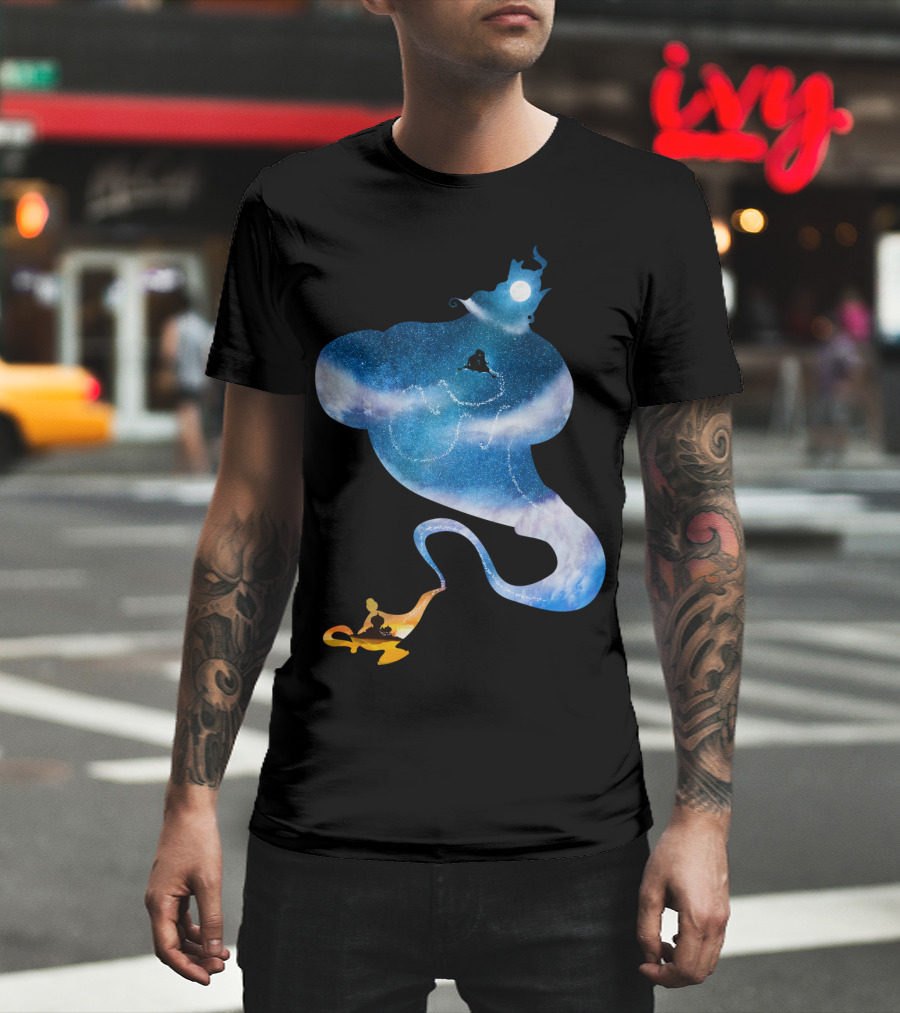 Greater Than All The Magic Lamp Sky Journey T-Shirt