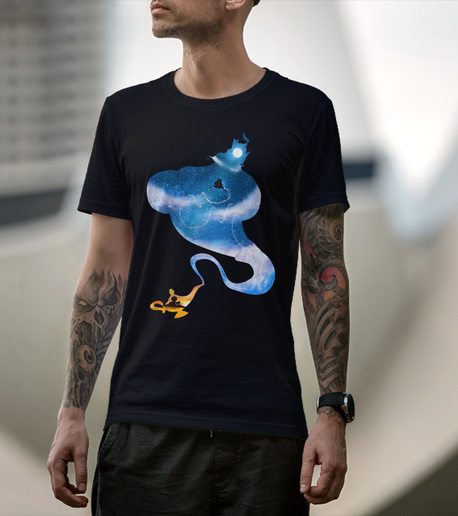 Greater Than All The Magic Lamp Sky Journey T-Shirt