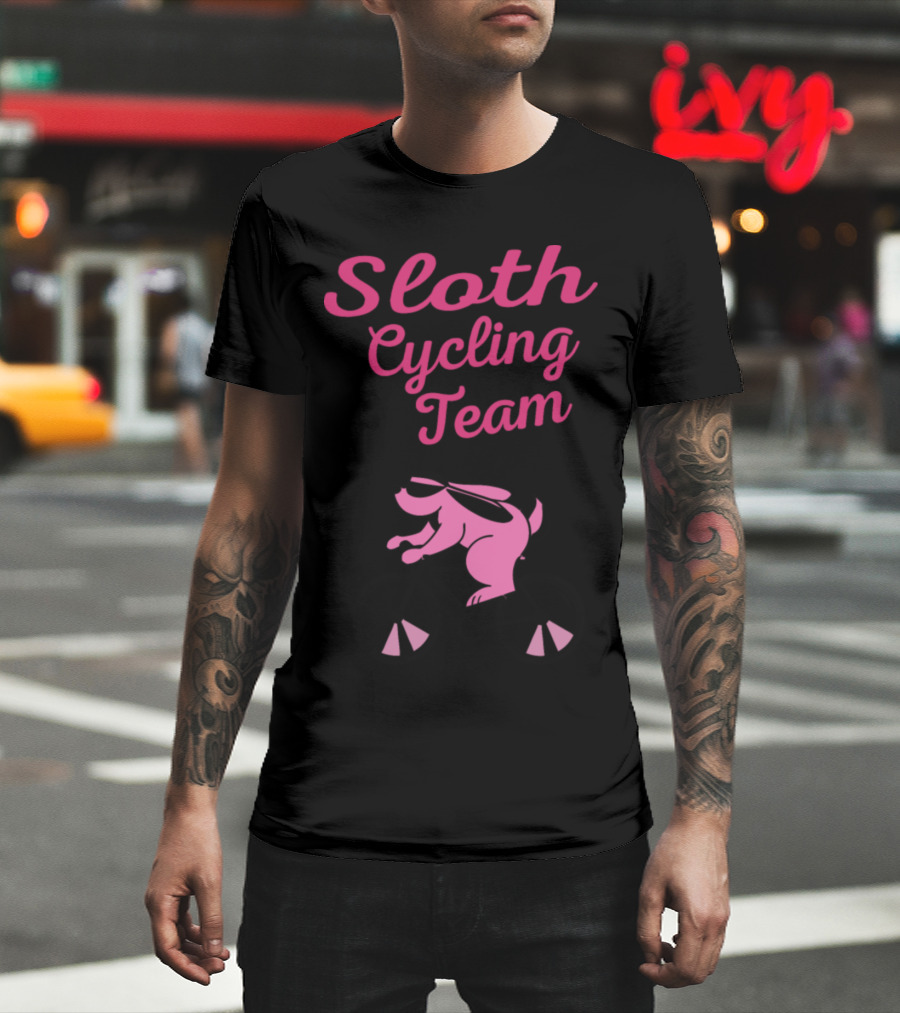 Sloth Cycling Team Hobbies Wheel Cycling Bike Mountains T-Shirt