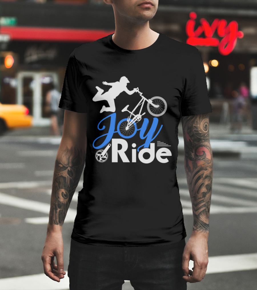Joy Ride BMX Bicycle Jump Athlete T-Shirt