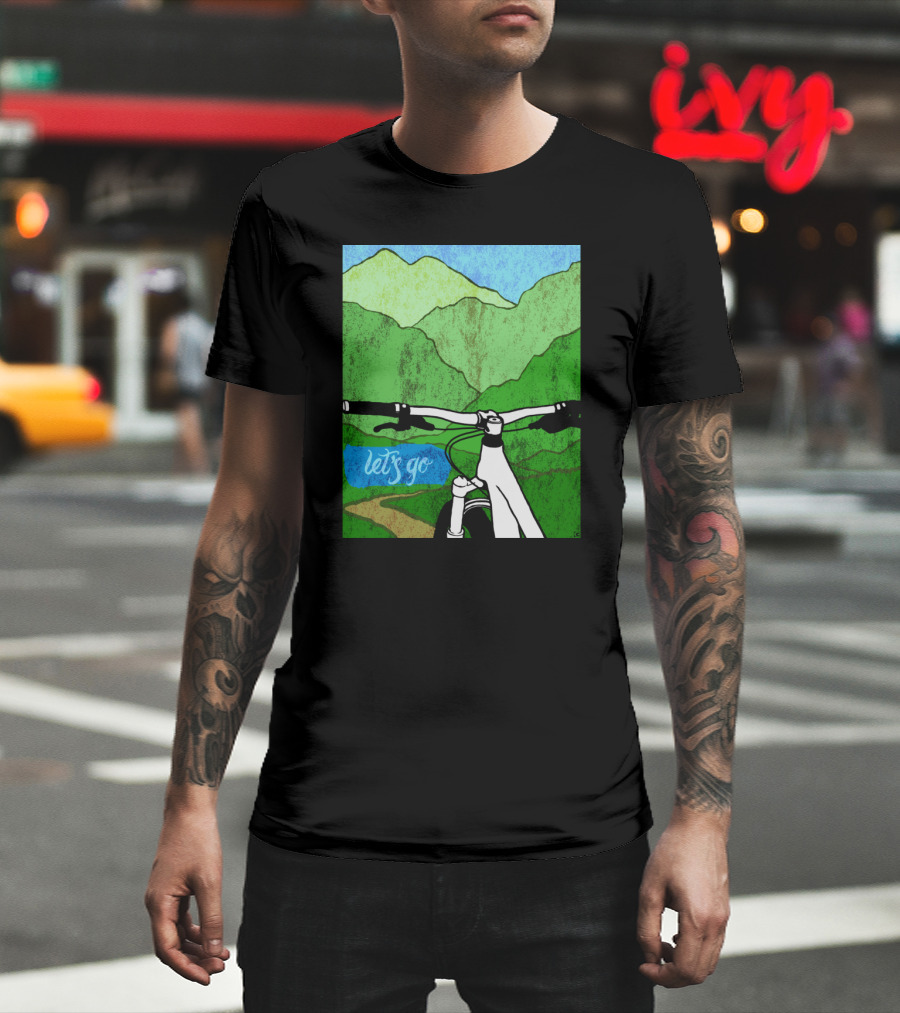 Lets Go Mountain Bike Adventure Trail T-Shirt