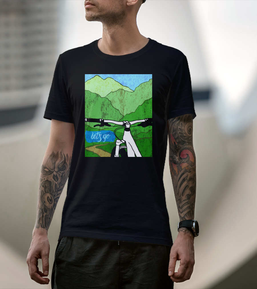 Lets Go Mountain Bike Adventure Trail T-Shirt