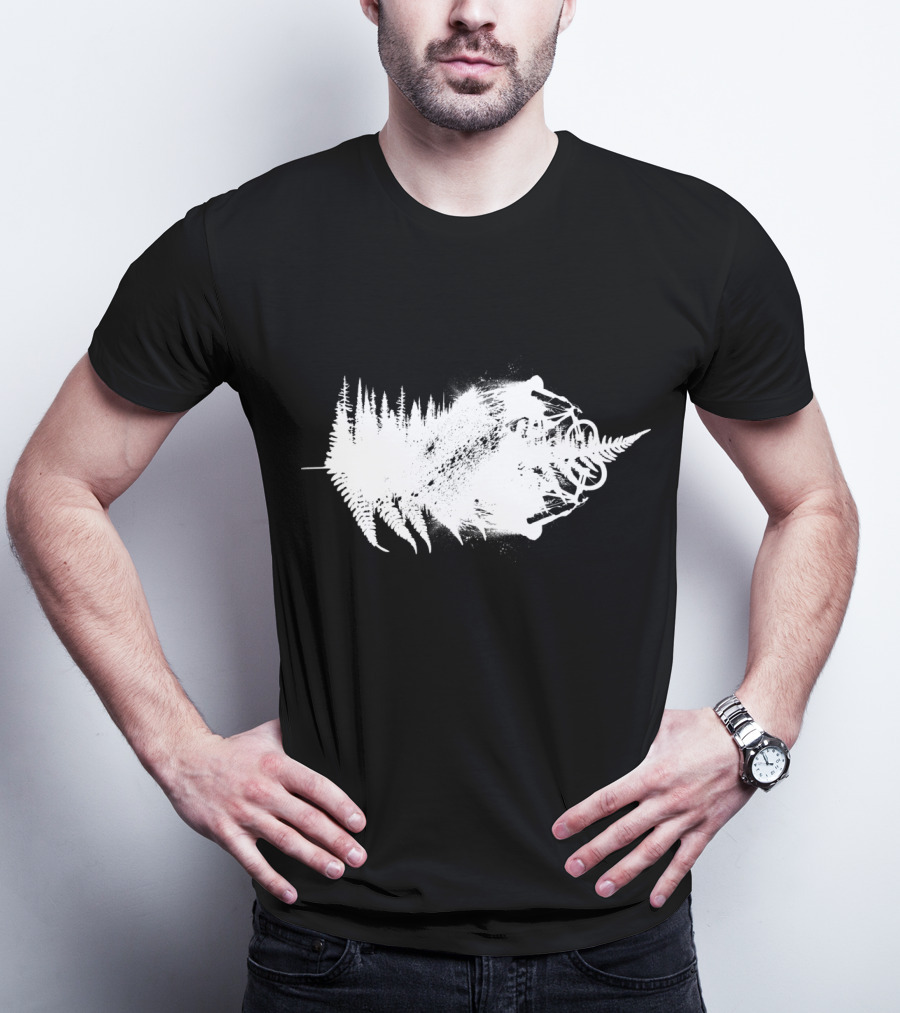 MTB Awesome Forest Trail Bike Adventure White T-Shirt