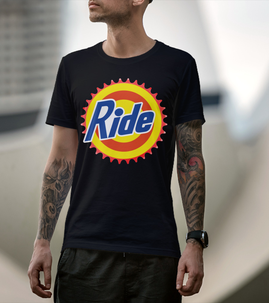Ride Clean Cycling Gear Bottle Cap T-Shirt