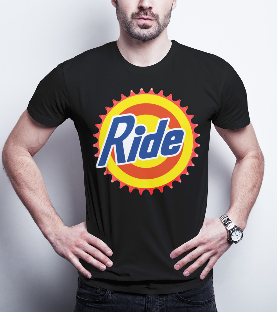 Ride Clean Cycling Gear Bottle Cap T-Shirt